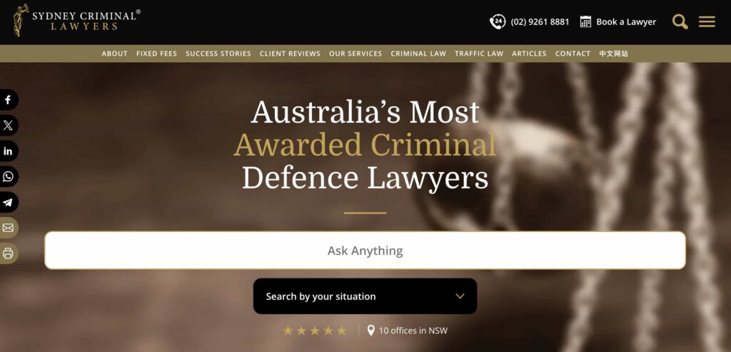 Top 10 Criminal Lawyers in Sydney (2025 List)
